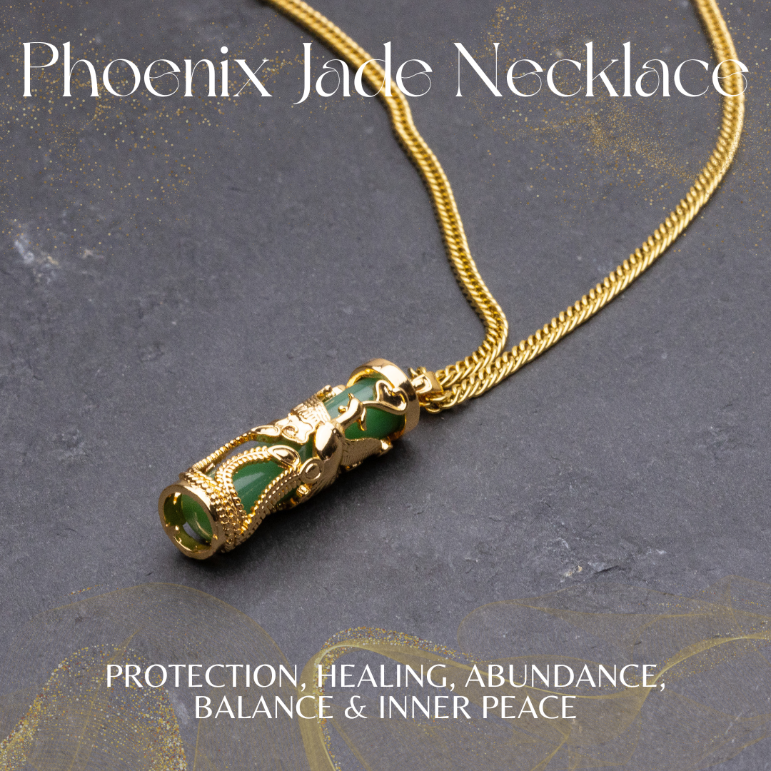 Phoenix with Jade Necklace – Lucky Life Manila